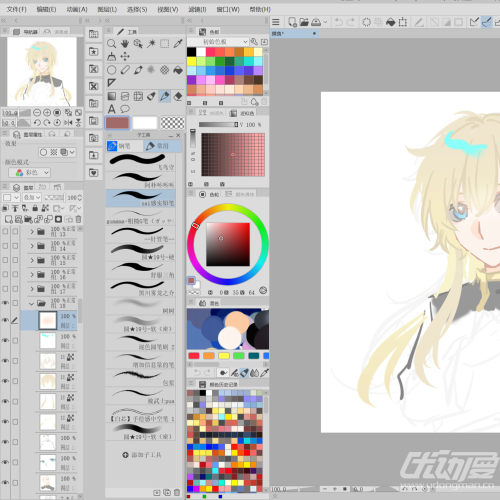 九九工作区_9O99优动漫官⽹_绘画素材商城