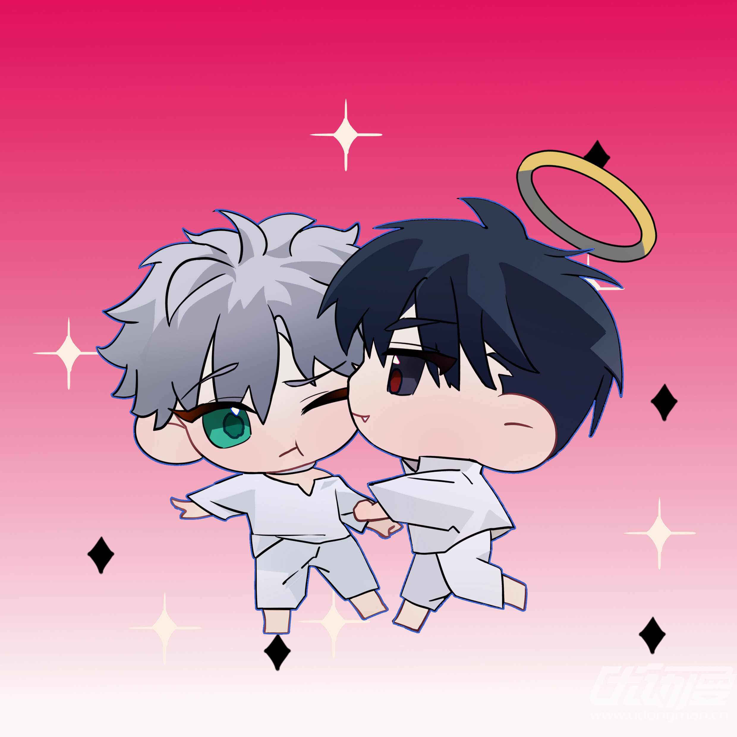 ivti贴贴 - 绘画创作作品-探索更多精彩绘画作品_优动漫